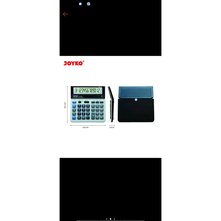 Jual kalkulator joyko cc 868 satuan non check correct atau cc 868ch ...