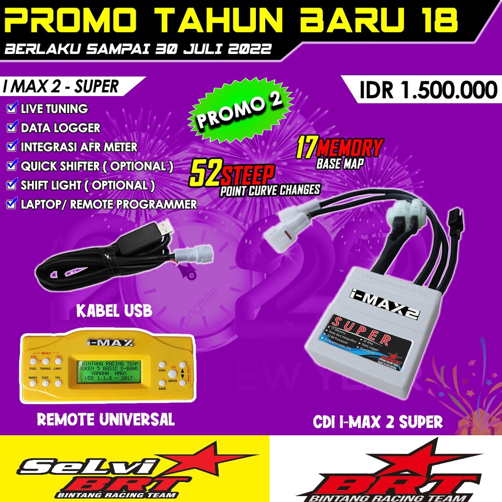 Jual IMAX 2 SUPER BRT CDI 52 STEP SHOGUN 125 SHOGUN 110 YZ 125 | Shopee Indonesia