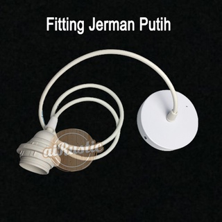 Jual Fitting e27 Jerman - Ftting lampu Gantung komplit kop plafon dan ...