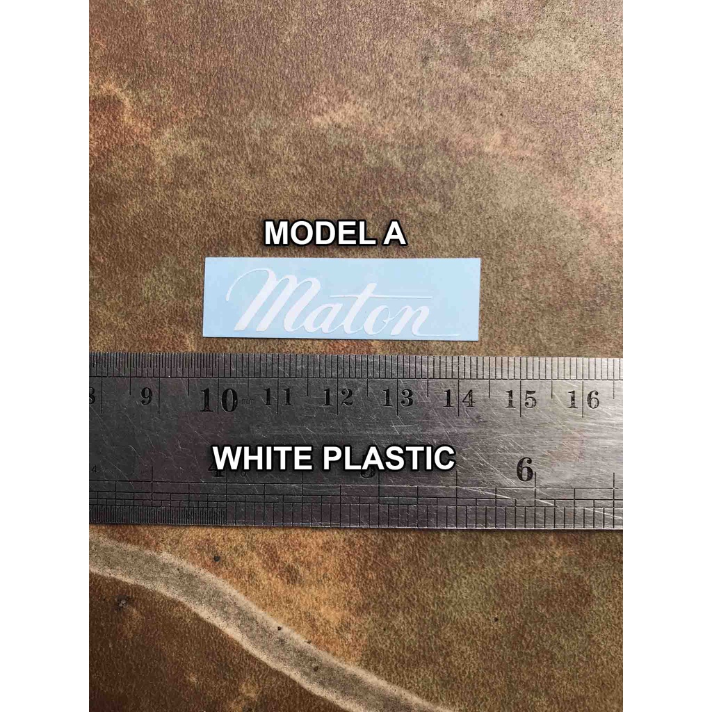 Jual Gitar Maton Sticker Tempel Headstock Akustik Nylon Elektrik Klasik ...