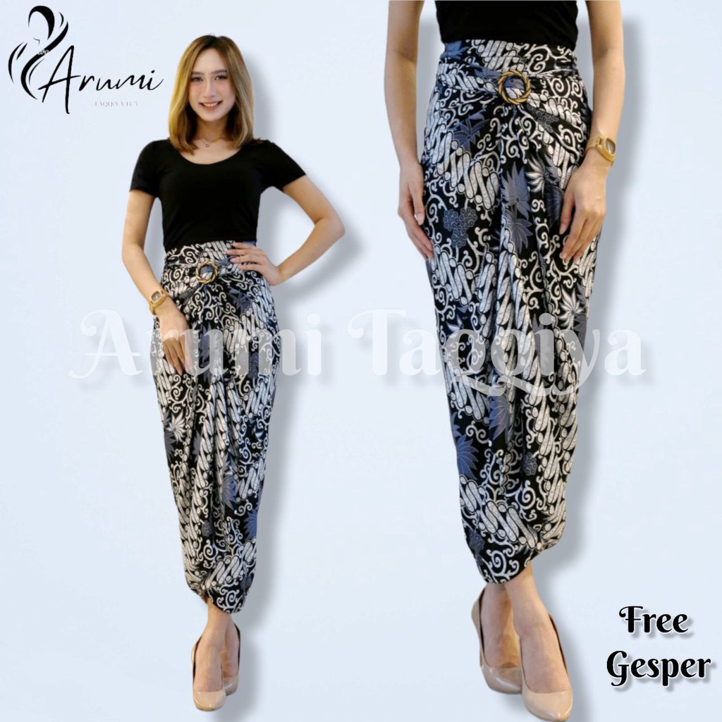 Jual { COD } Rok Lilit Serut Batik Songket Jumputan Wanita Bawahan ...