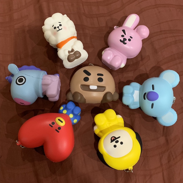 Jual PROMO SQUISHY BT21 / bt 21 bts army tata chimmy cooky shooky koya ...