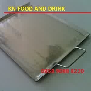 Jual Wajan burger Stainless/Wajan kebab / persegi panjang / stainless ...