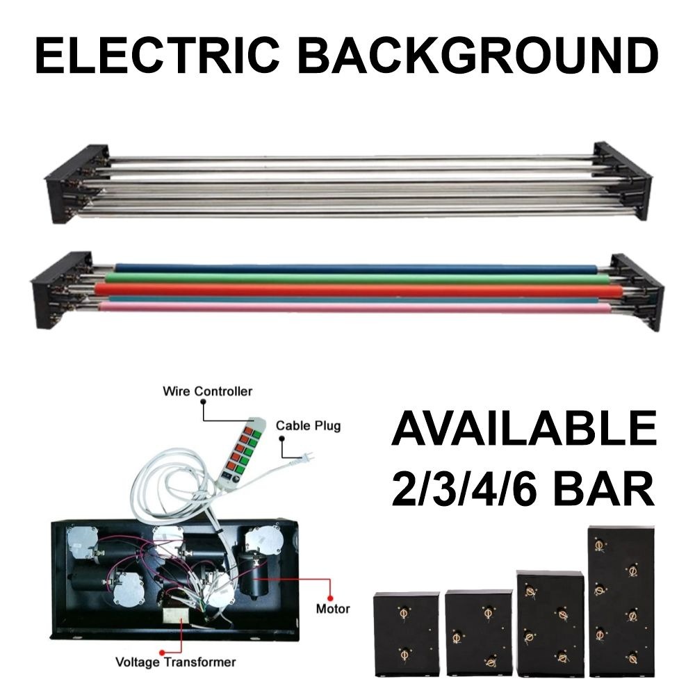 Jual Electrik Background 3Bar Set Electric Backdrop 3set 3 Bar Otomatis ...