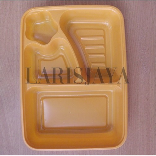 Jual Box Bento ( Warna Kuning ) isi 50pcs Nasi Kotak Makan Bekal ...