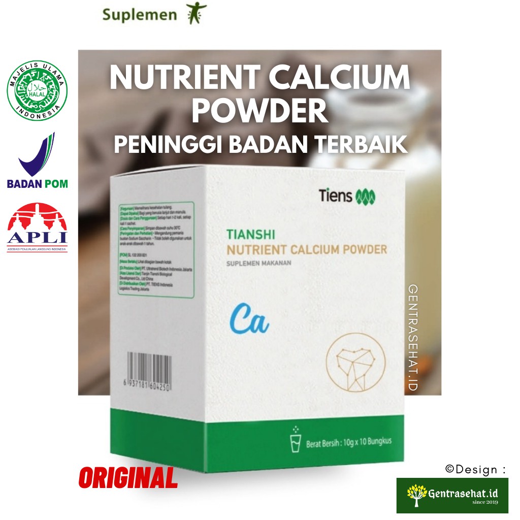 Jual Tiens Nutrient Calcium Powder Original - Peninggi Badan Terbaik ...