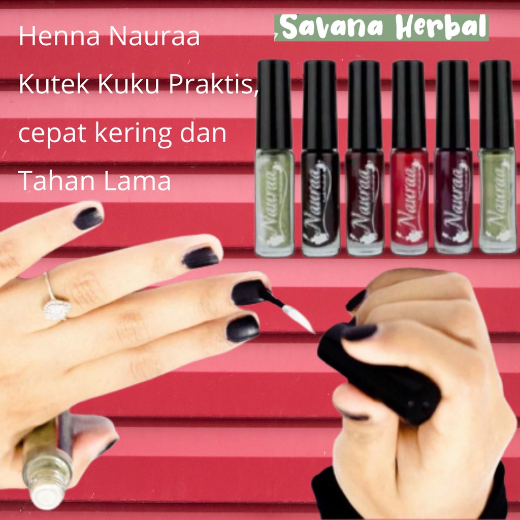 Jual Hena Naura Kutek Pacar Kuku Henna Hena Cutek Kuku Halal Syah Solat ...