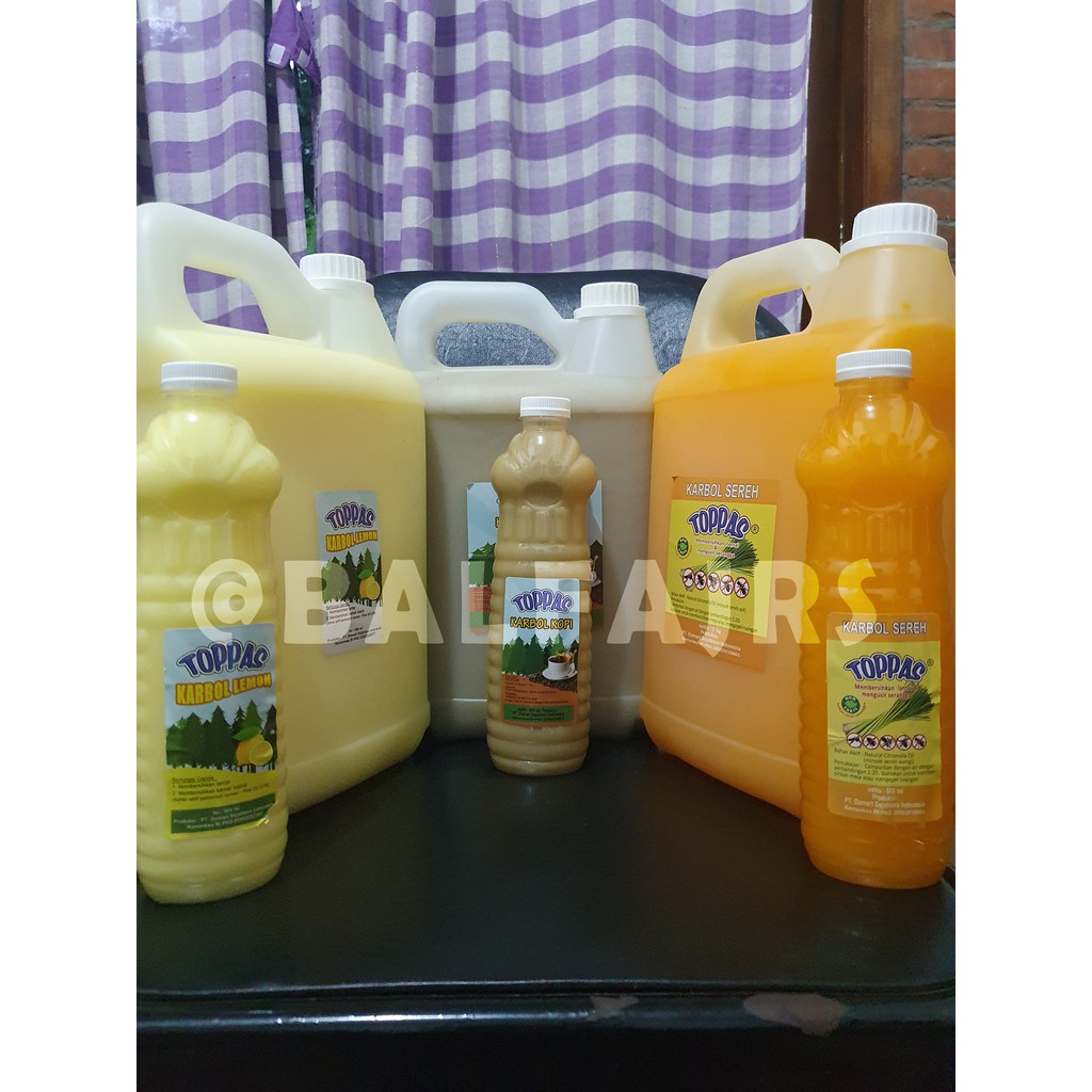 Jual TOPPAS Sabun Karbol Jerigen 5 liter | Shopee Indonesia