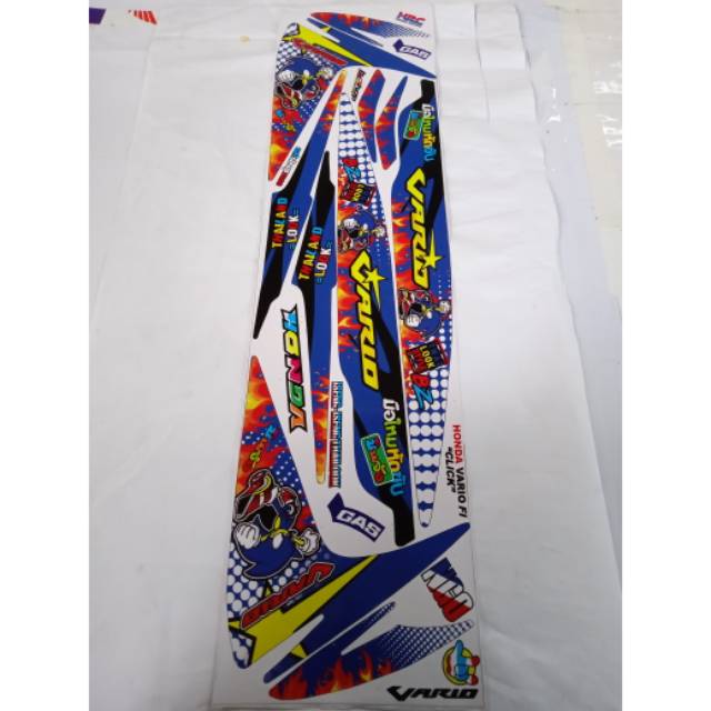 Jual Striping Honda Vario fi sonic biru | Shopee Indonesia