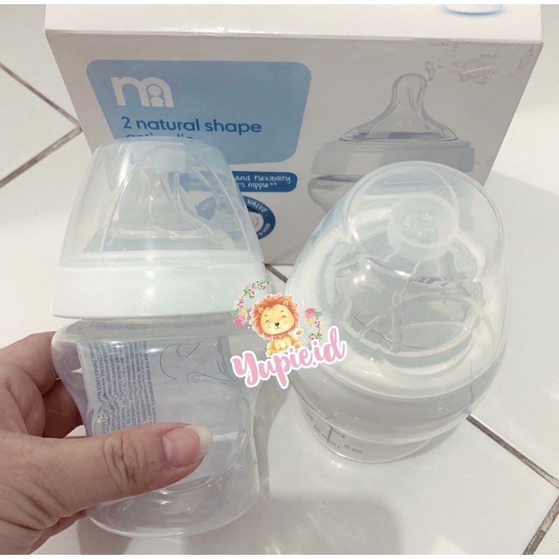 Jual mothercare natural shape anti holic bottles / botol susu bayi ...
