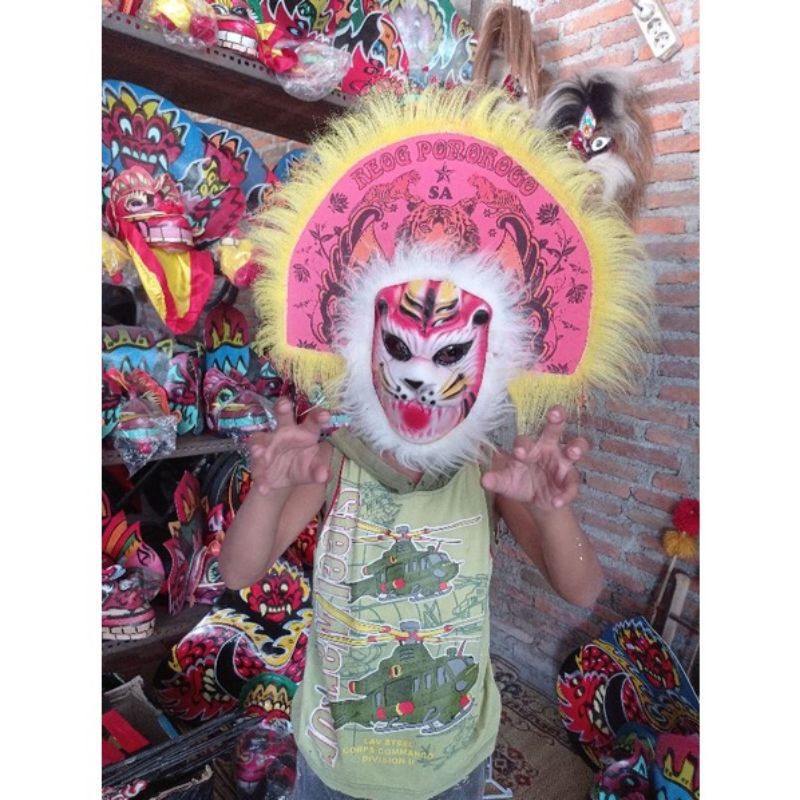 Jual MAINAN ANAK TOPENG REOG, TOPENG BARONGAN, TOPENG SENI BARONG ...