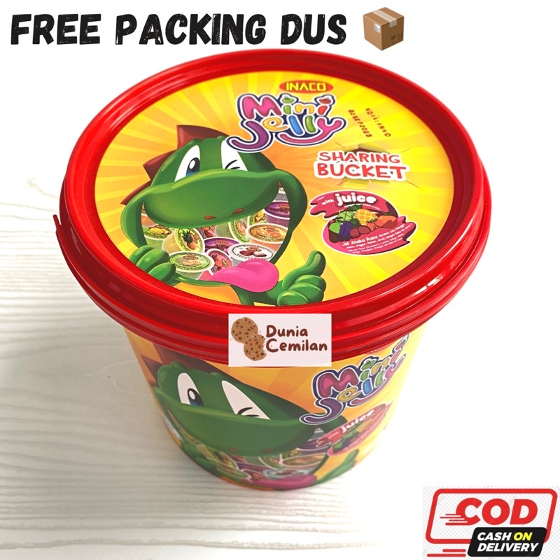 Jual [TERMURAH!] Inaco Jelly Bucket isi 50 cup - Inaco Ember | Shopee ...