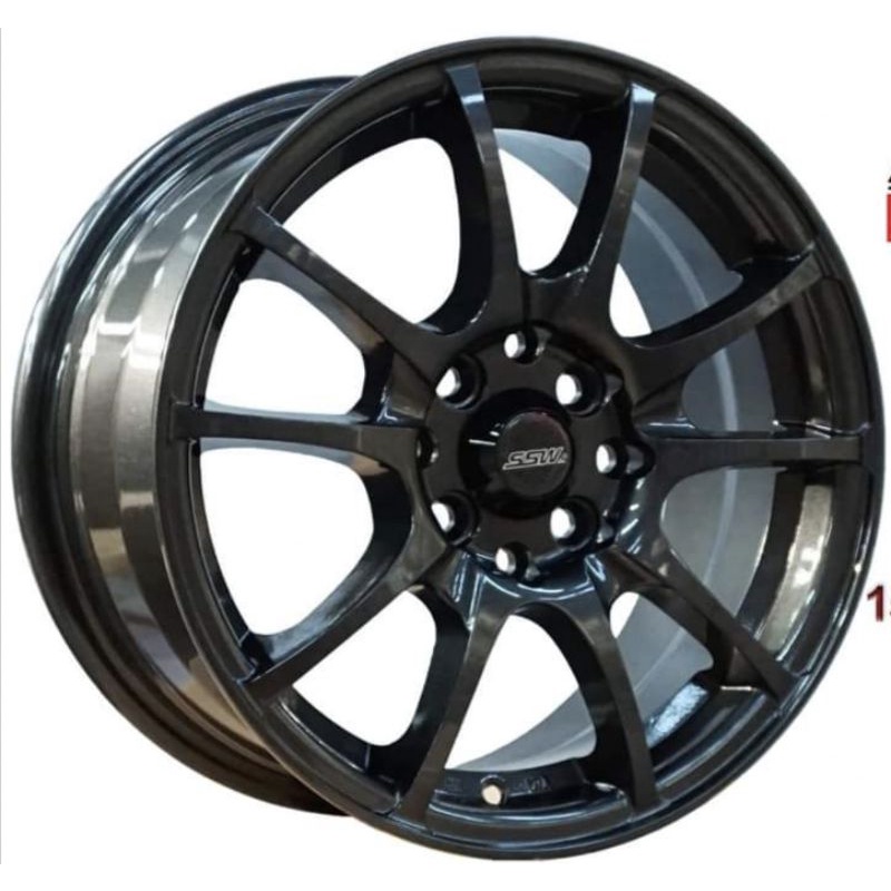 Jual Pakai BAN BARU 195 50 15 velg mobil ssw ORIGINAL made in thailand S154Lp ring 15x6,5 pcd ...
