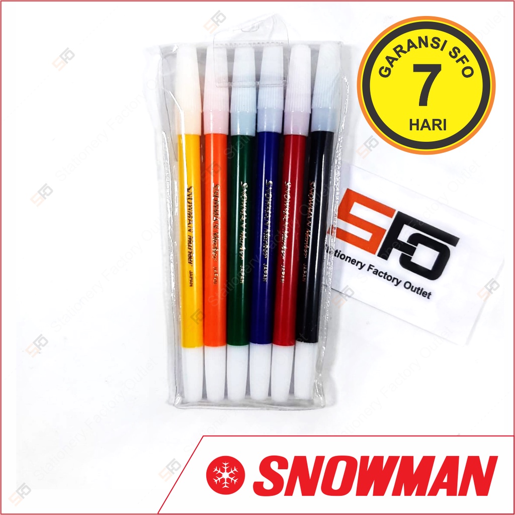 Jual Spidol Snowman Kecil isi 6 | Shopee Indonesia