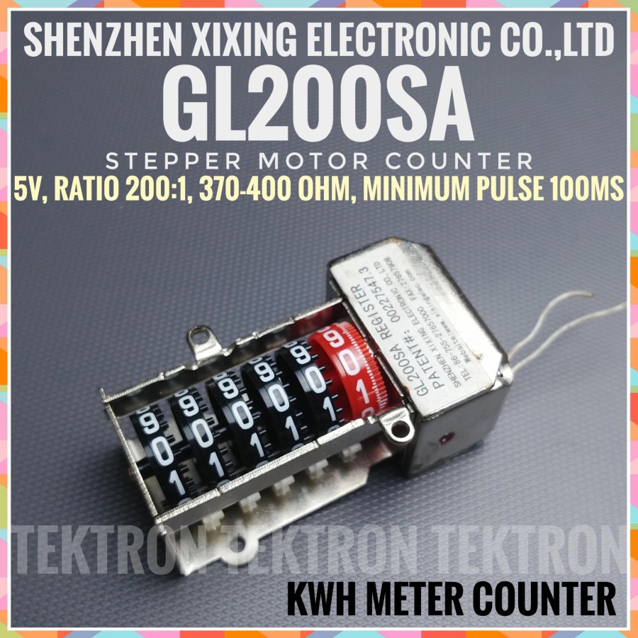 Jual GL200SA Stepper Motor Counter KWH Meter 5V Watt Hour Meter Analog | Shopee Indonesia
