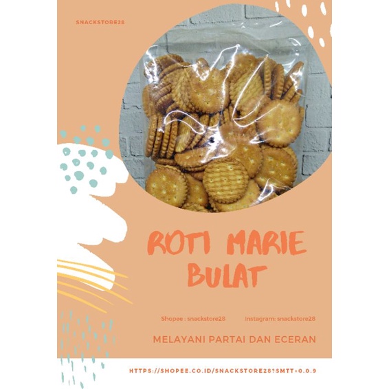 Jual Roti marie bulat 500gr | Shopee Indonesia