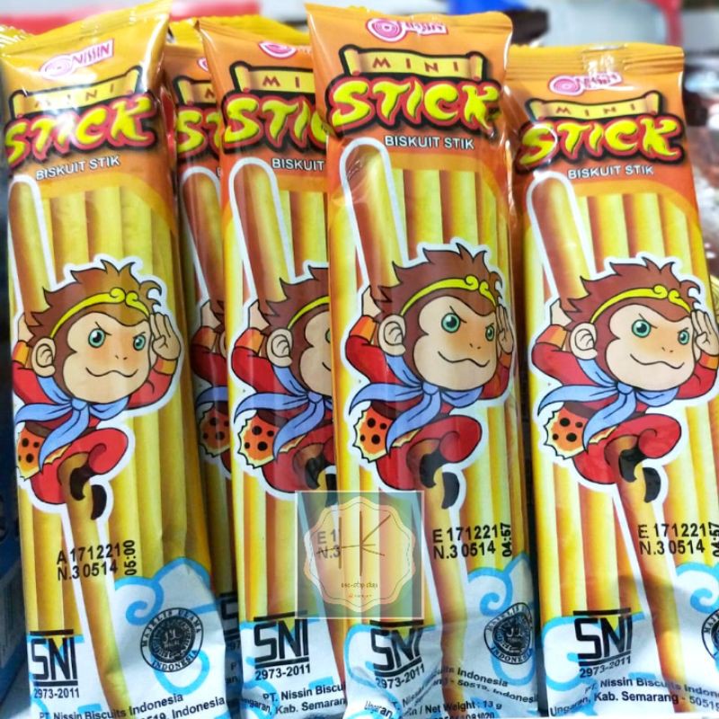 Jual NISSIN MINI STICK KUNING 13GR JAJANAN JADUL | Shopee Indonesia