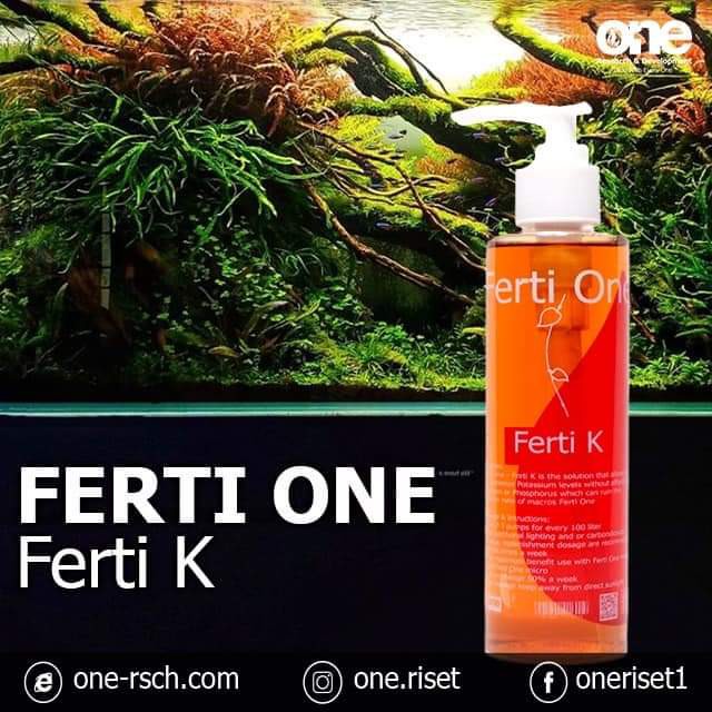 Jual Ferti One Ferti K Pupuk Aquascape - Pupuk Cair Fertione 100 ml ...