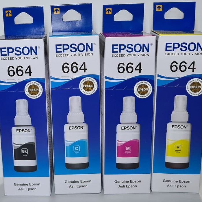 Jual Tinta EPSON 664 Original 100% 70 ml | Shopee Indonesia