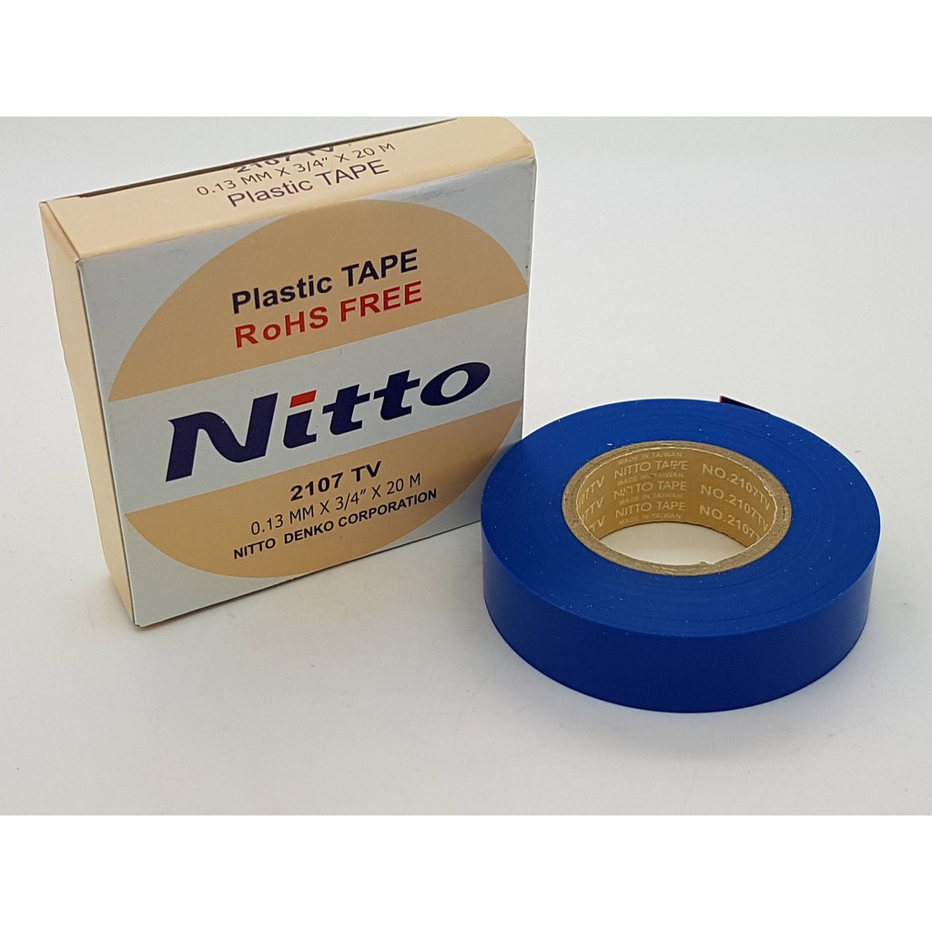 Jual BIRU Isolasi Solatif Solatip Lakban Nitto 3 4 x 20M | Shopee Indonesia