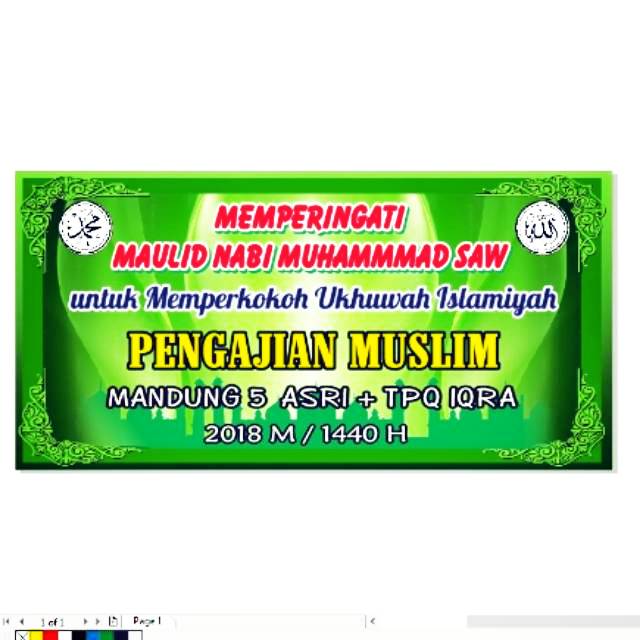 Jual SPANDUK ukuran 3x1 meter Free desain | Shopee Indonesia