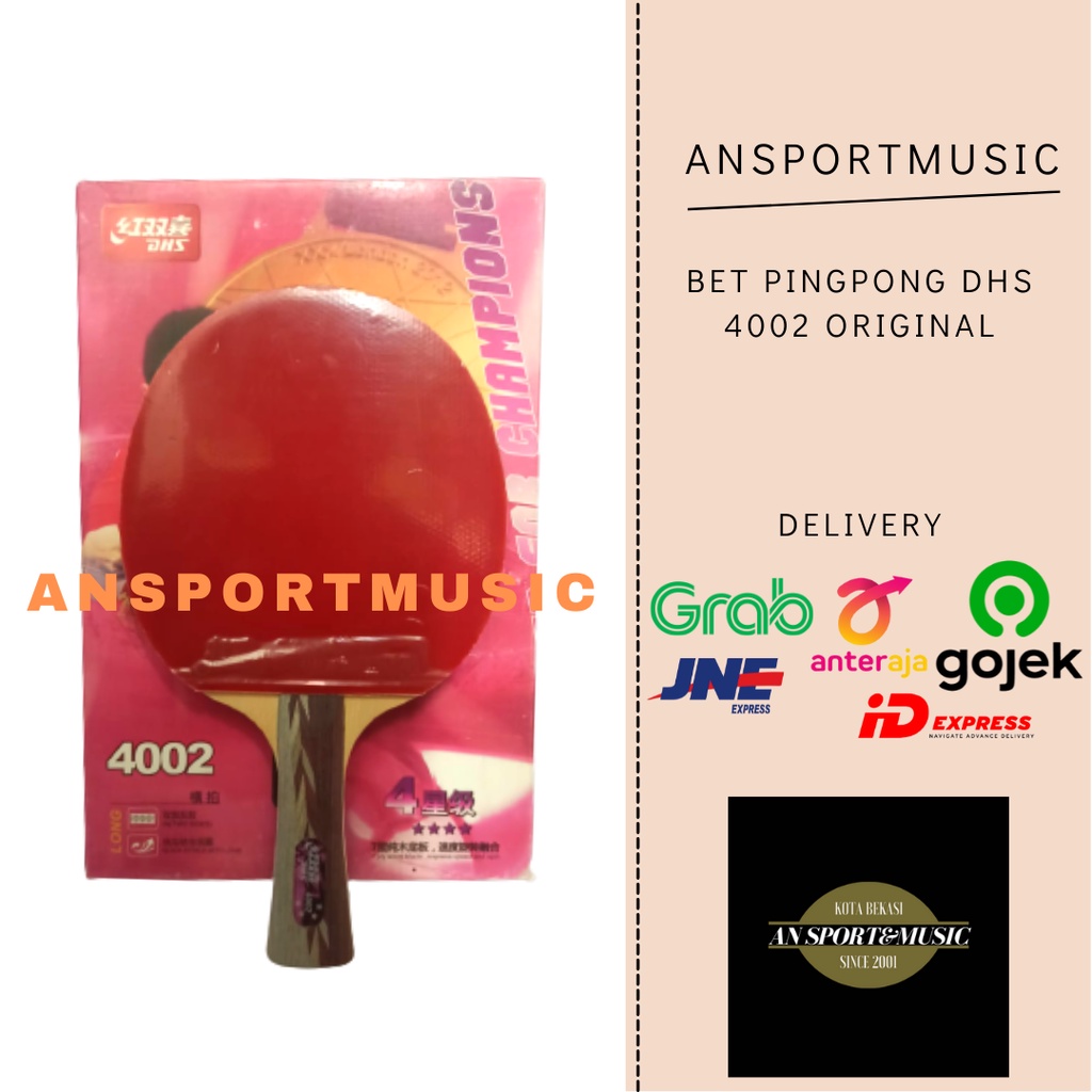 Jual Bet Pingpong DHS 4002 Tenis Meja Pingpong Original 100% | Shopee ...