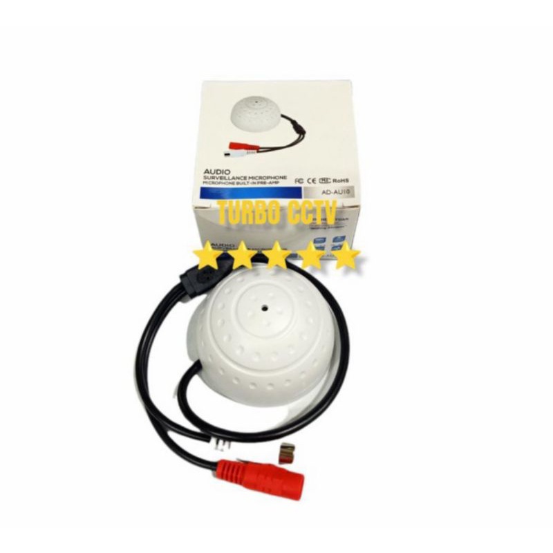 Jual AUDIO MONITORING CCTV ATAU MIC KAMERA CCTV BULAT | Shopee Indonesia
