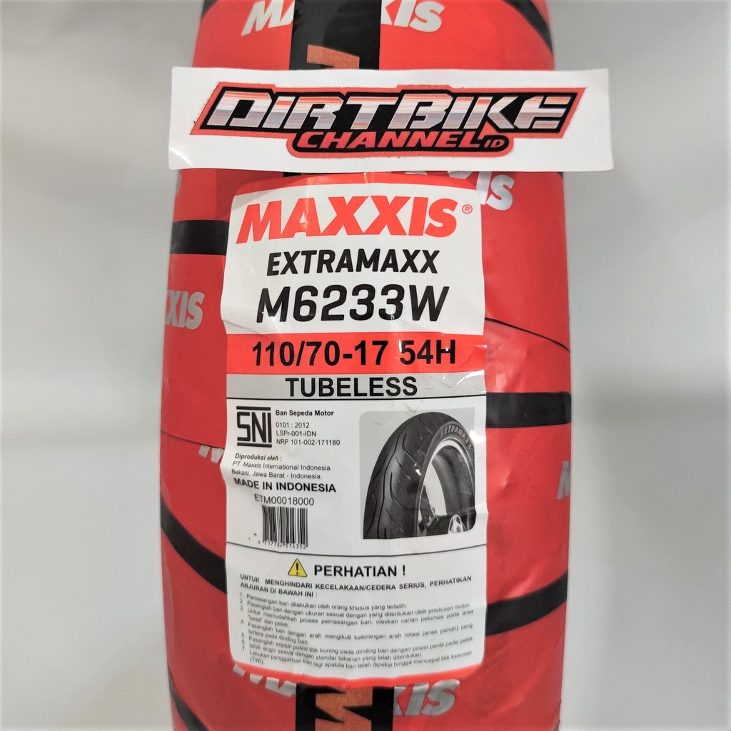 Jual Ban Maxxis EXTRAMAXX 110 70 17 SUPERMOTO KLX DTRACKER CRF WR ...