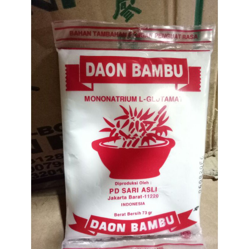 Jual Penyedap Rasa Daon Bambu / Vetsin Bambu 73gr | Shopee Indonesia