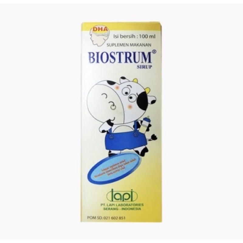 Jual Biostrum sirup 100 ml ( suplemen kecerdasan anak ) | Shopee Indonesia