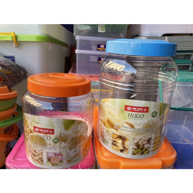 Jual LION STAR - HUGO ROUND JAR 103-105 Toples Lionstar/ TOPLES KERUPUK ...