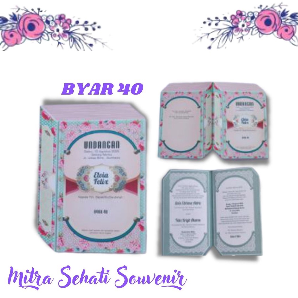 Jual Blangko Undangan Pernikahan Dan Khitanan BYAR 40 | Shopee Indonesia