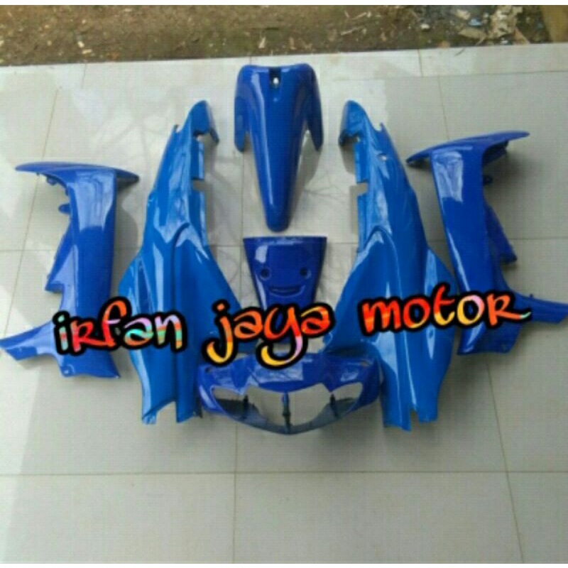 Jual Cover body full suzuki Smash 110 lama biru | Shopee Indonesia