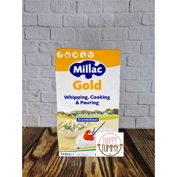 Jual Millac gold whipping cream cooking gojek grab milac 1L | Shopee ...