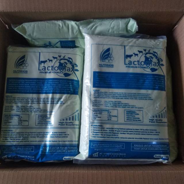 Jual Susu untuk ternak Lactomax | NUTRINOS dulu Lactomax | Shopee Indonesia