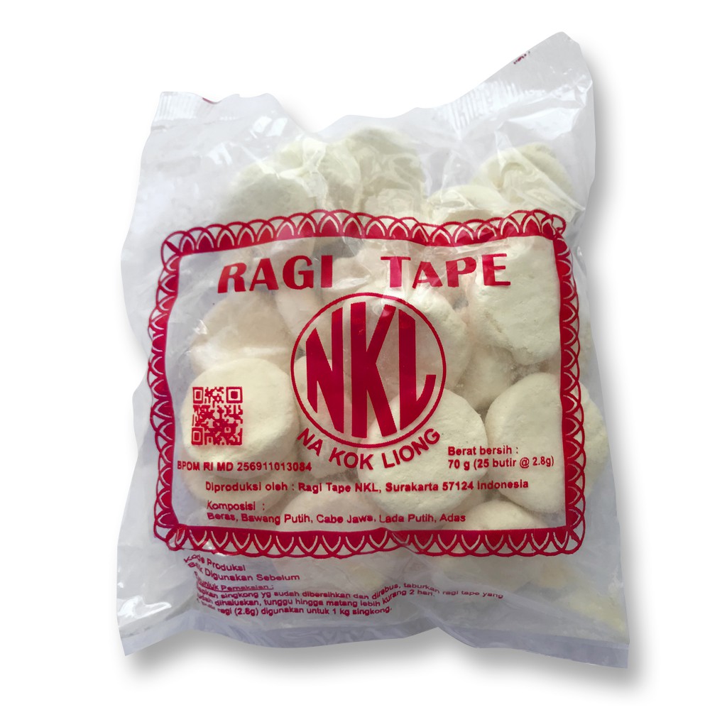 Jual Ragi Tape NKL (Na Kok Liong) 70 gr | Shopee Indonesia