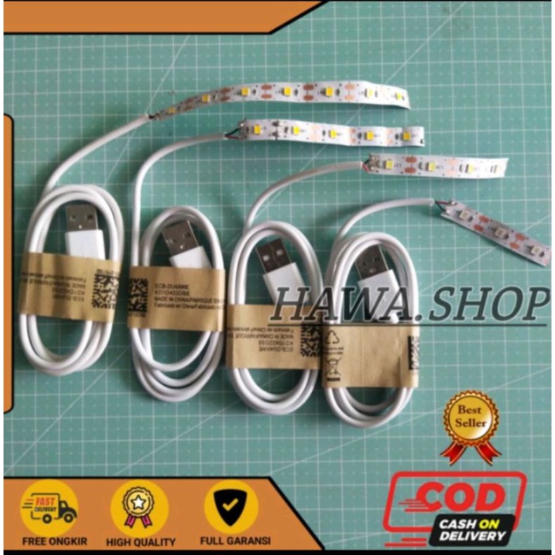 Jual Lampu LED Strip 5 Volt + Kabel USB 60cm | Shopee Indonesia