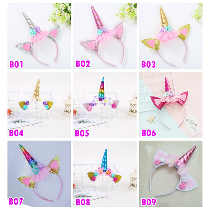 Jual [KIDSFASHIONKOLEKSI] Imported Bando Unicorn Warna Warni Tanduk ...
