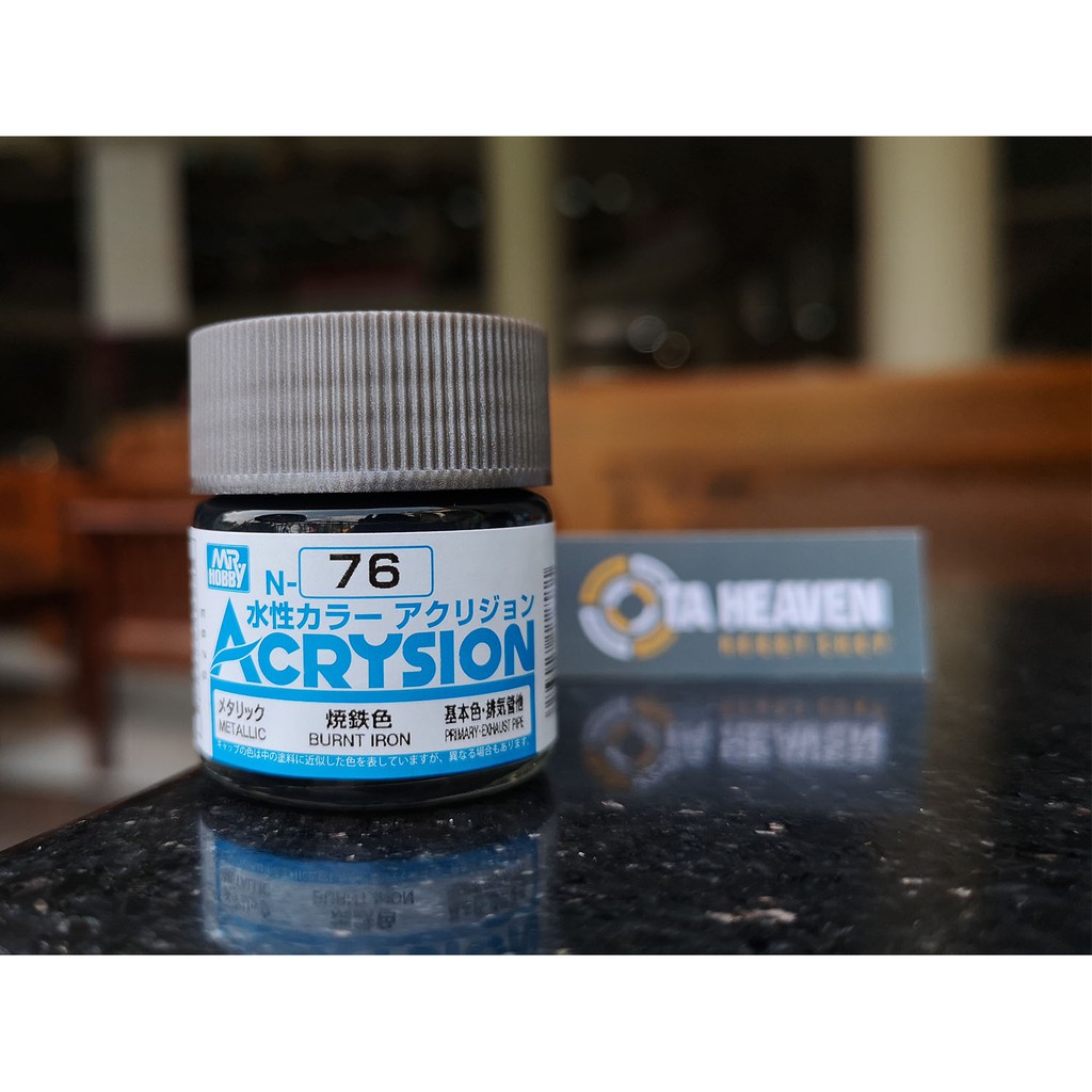 Jual Acrysion N 76 Burnt Iron - Cat Gundam Model Kit Paint | Shopee Indonesia