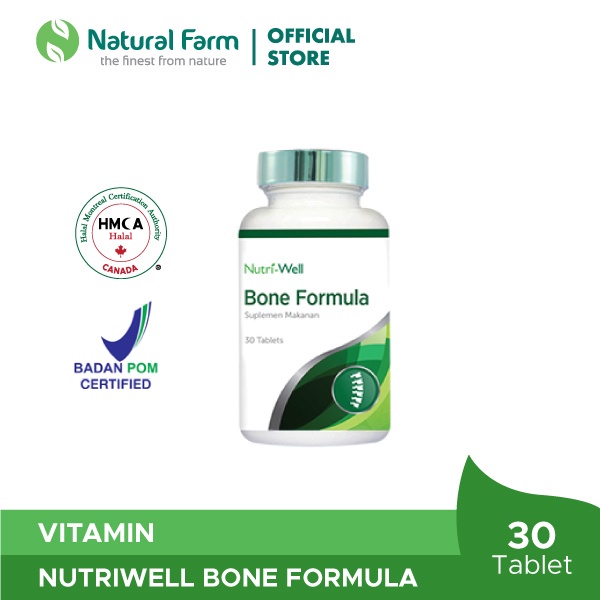 Jual Nutriwell Bone Formula - 30 Tablet | Shopee Indonesia