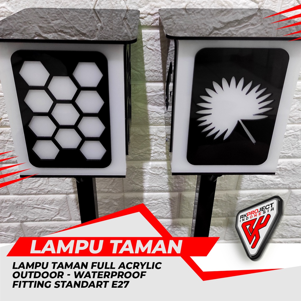 Jual LAMPU TAMAN AKRILIK / ACRYLIC MINIMALIS ELEGAN | Shopee Indonesia