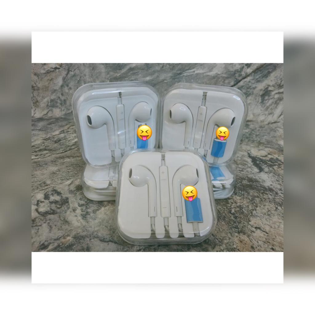 Jual HEADSET EARPOD HANDFREE APPLE I-PHONEE PACK MIKA / HEADSET ...