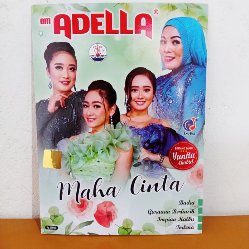 Jual KASET VCD DVD ORIGINAL KARAOKE OM ADELLA CHGB RECORD MAHA CINTA | Shopee Indonesia