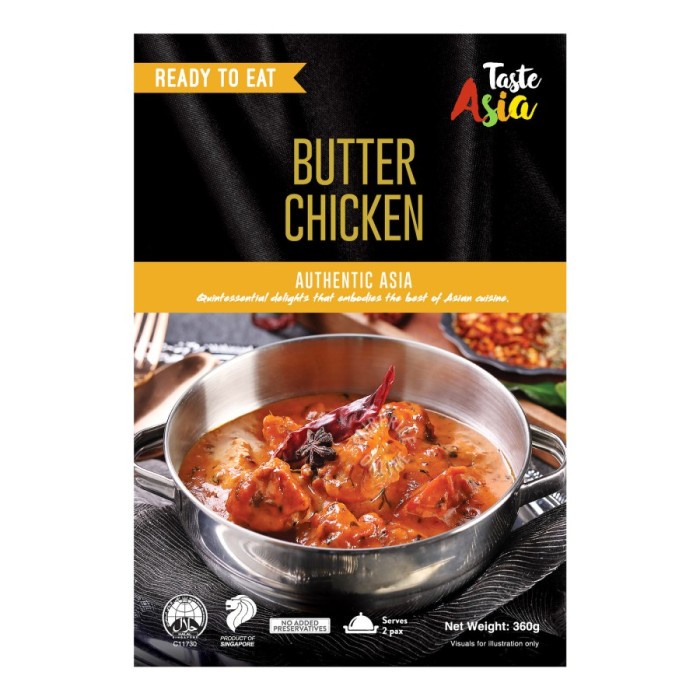 Jual Taste Asia Ready To Eat Meal - Butter Chicken 360G | Shopee Indonesia