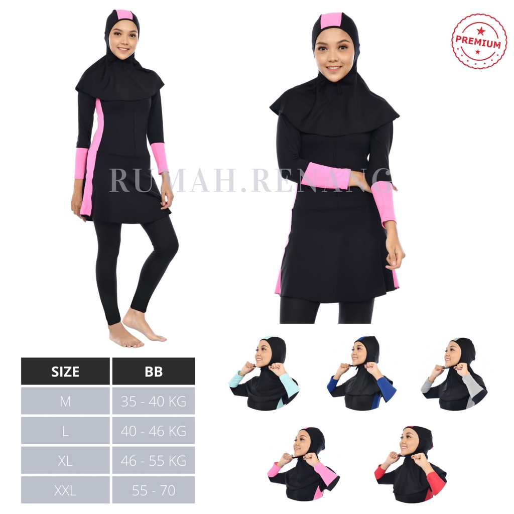 Jual Baju Renang Muslimah Dewasa Baju Renang Perempuan Remaja Baju ...