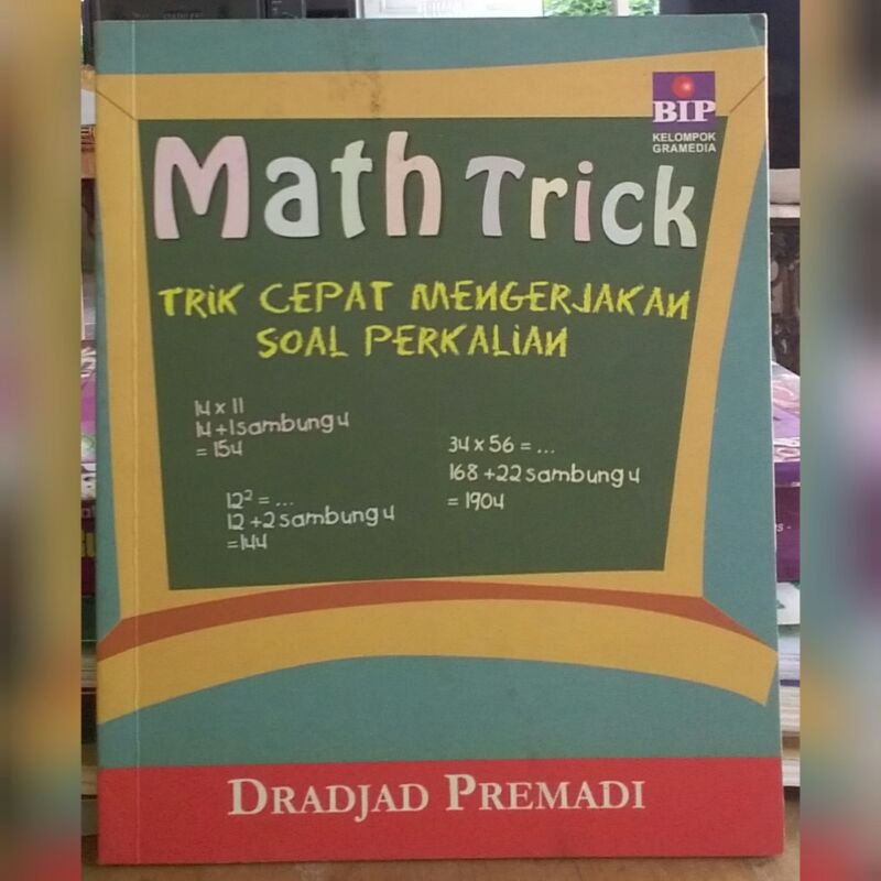 Jual Buku Math Trick Trik Cepat Mengerjakan Perkalian | Shopee Indonesia