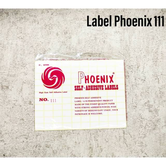 Jual LABEL STIKER HARGA PHOENIX 103 /111/112/113/114/121/123 | Shopee ...