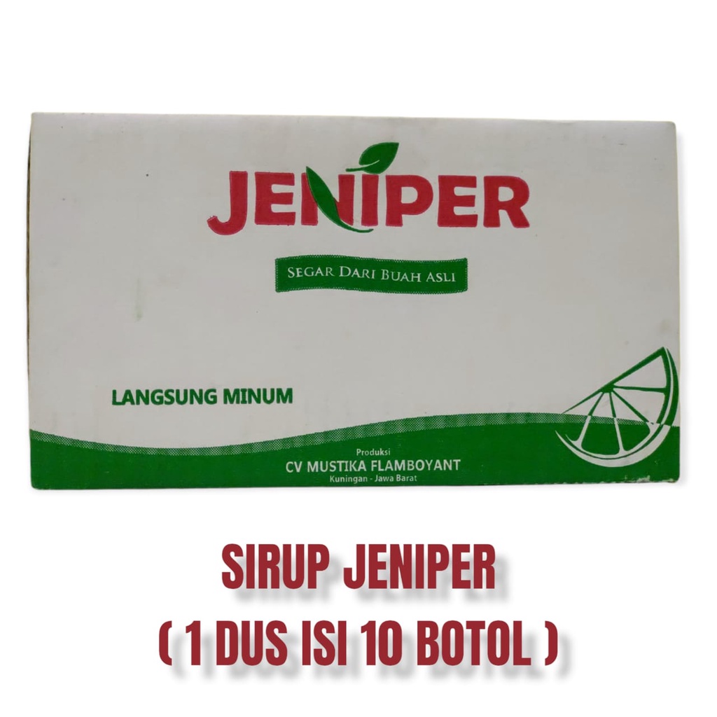 Jual Sirup JENIPER (Jeruk Nipis Peras) langsung minum 1 dus isi 10 ...