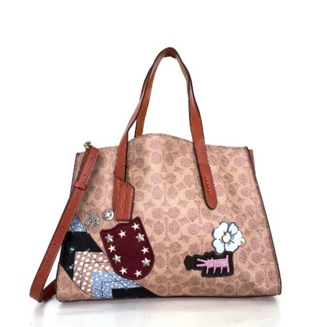 Jual Coach X Keith Haring Charlie Carryal in Signature | Shopee Indonesia