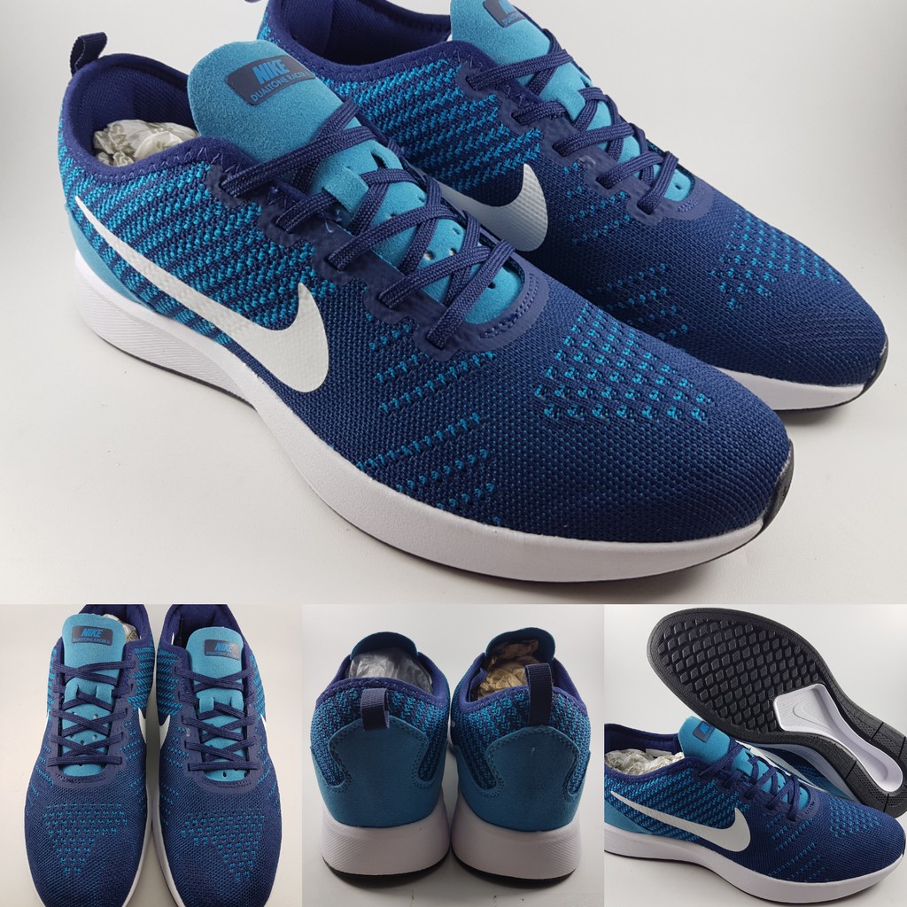Jual Sepatu Lari Nike DUALTONE RACER II 2 Running Jogging Navy Blue ...